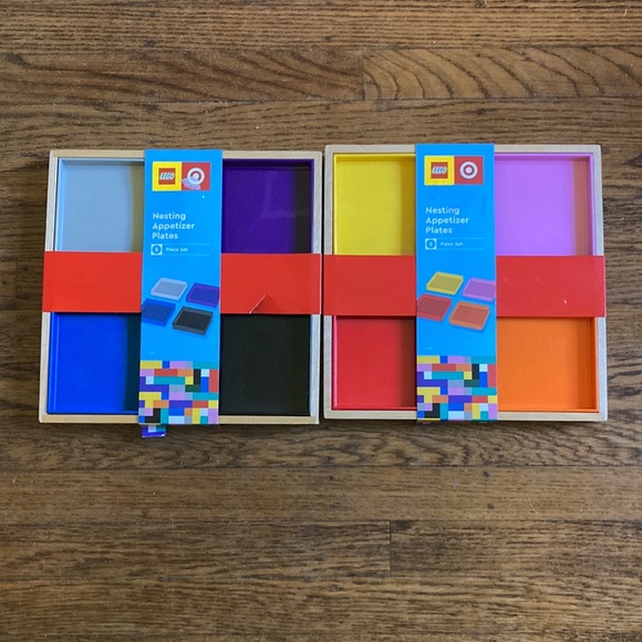 Lego | Dining | Lego Nesting Appetizer Plates 5pc Set | Poshmark